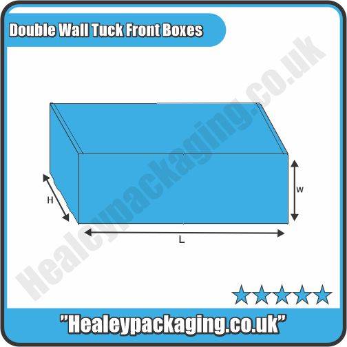 Get Custom Printed Double Wall Tuck Front Boxes Wholesale