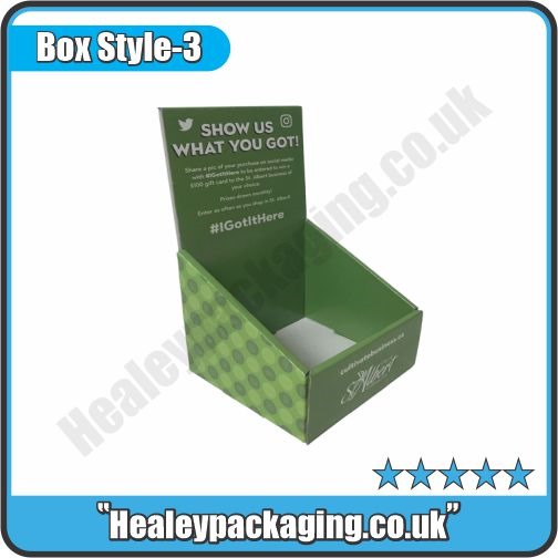 Custom Counter Display Boxes - High-Quality Printing Designs