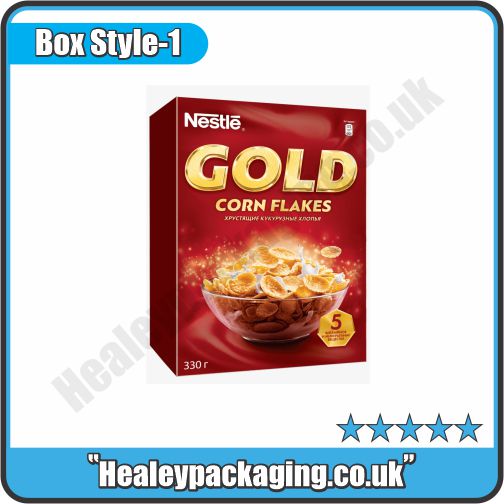 Custom Corn Flakes Cereal Boxes | Healey Packaging Printing