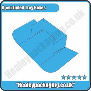 Custom Printed Open Ended Tray Boxes Packaging Wholesale