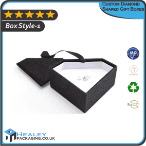 Custom Diamond Shaped Gift Boxes | Gift Packaging Boxes UK